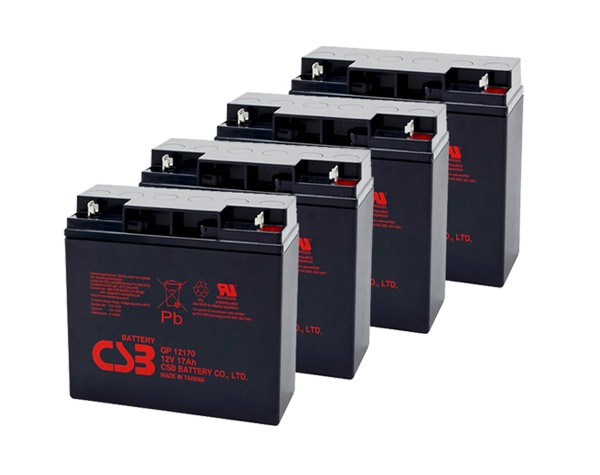 APC UPS RBC11/RBC55/SMARTCELL Replacement battery 4x CSB GP12170 B1 ...