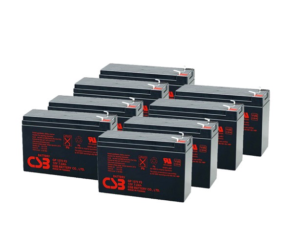 APC UPS RBC12/RBC27 Replacement battery 8x CSB GP1272 F2 terminal ...
